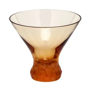 MOSER Pebbles Stemless Martini Glass - Topaz