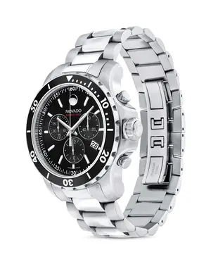 Movado Series 800 Chronograph, 42mm - Black/silver