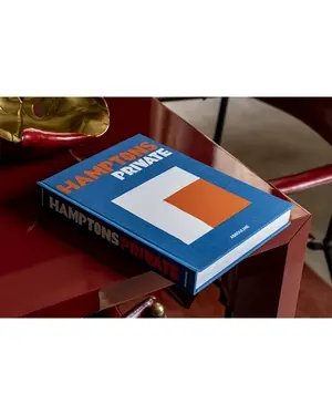 Assouline Hamptons Private Hardcover Book - Blue