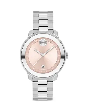 Movado Verso Watch - Pink/silver