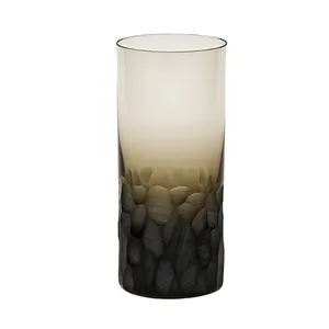 MOSER Pebbles Highball Glass - Smoke