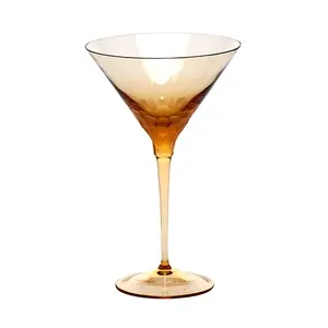 MOSER Pebbles Martini Glass - Topaz