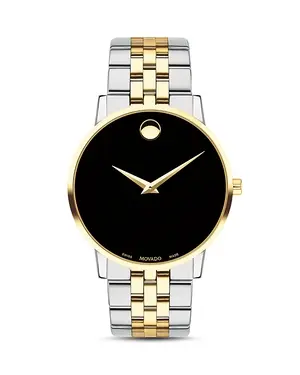 Movado Museum Classic Two-tone 40mm Watch - Black/multi