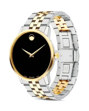 Movado Museum Classic Two-tone 40mm Watch - Black/multi