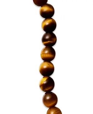 David Yurman Spiritual Beads Bracelet With Tigers Eye - Brown/silver
