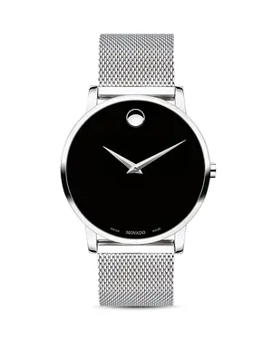 Movado Core 40mm Watch - Black/silver