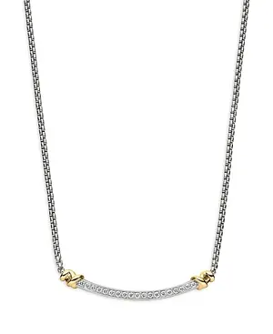 David Yurman Petite Helena Station Necklace - Silver