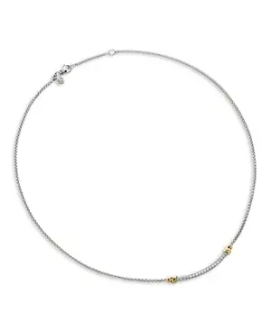 David Yurman Petite Helena Station Necklace - Silver