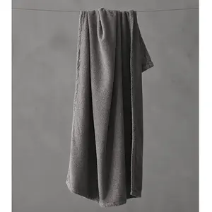 SOCIETY LIMONTA Linge Bath Towel - Fumo