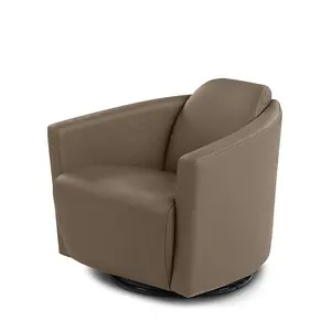 GIUSEPPE NICOLETTI Hollister Swivel Chair Exclusive - Bull Biscotto