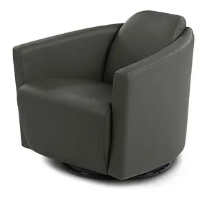 GIUSEPPE NICOLETTI Hollister Swivel Chair Exclusive - Bull Iron
