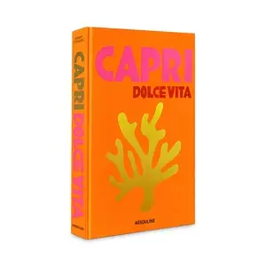 Assouline Capri Dolce Vita Hardcover Book - Orange