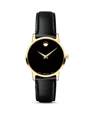Movado Museum Classic Watch, 28mm - Black