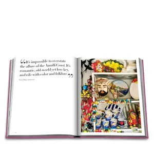 Assouline Amalfi Coast Hardcover Book - Purple