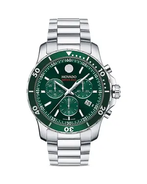 Movado Series 800 Chronograph 42mm - Green/silver