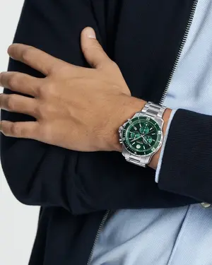 Movado Series 800 Chronograph 42mm - Green/silver