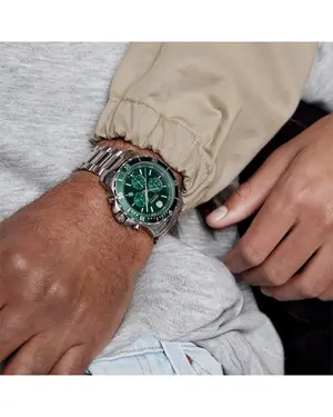 Movado Series 800 Chronograph 42mm - Green/silver