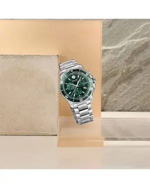 Movado Series 800 Chronograph 42mm - Green/silver