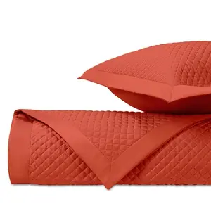 HOME TREASURES Diamond Standard Quilted Sham, Pair - Lobster