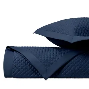 HOME TREASURES Diamond King Quilted Sham, Pair - Navy