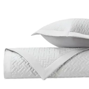 HOME TREASURES Basketweave Euro Quilted Sham, Pair - Pebble