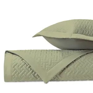 HOME TREASURES Basketweave Euro Quilted Sham, Pair - Piana