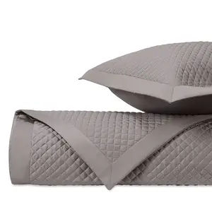 HOME TREASURES Diamond Euro Quilted Sham Set Chrome