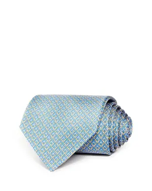 FERRAGAMO Salvatore Ferragamo Mini Linked Gancini Classic Tie Royal/yellow