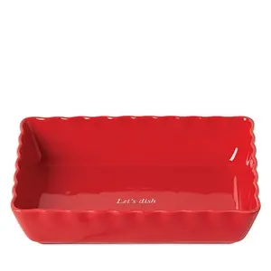 Kate Spade New York Make It Pop Rectangle Baking Dish - Red