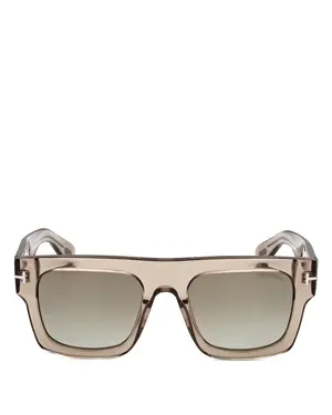 TOM FORD Geometric Sunglasses - Brown/green Gradient