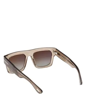 TOM FORD Geometric Sunglasses - Brown/green Gradient