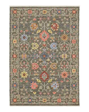 ORIENTAL WEAVERS Lucca 093k1 Area Rug, 5'3 X 7'6 - Green