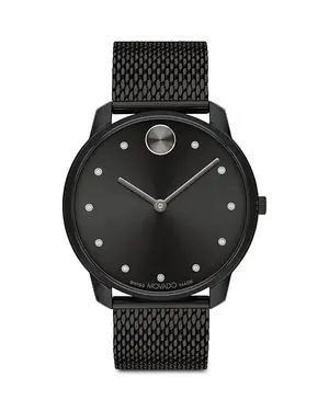 Movado Bold Thin Watch, 42mm - Black