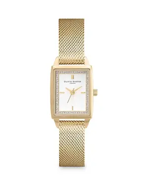 OLIVIA BURTON Rectangle Bracelet Watch, 20.5mm - Gold