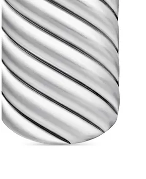 David Yurman Sculpted Cable Sterling Tag Pendant