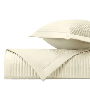 HOME TREASURES Channel King Quilted Sham, Pair Ivory