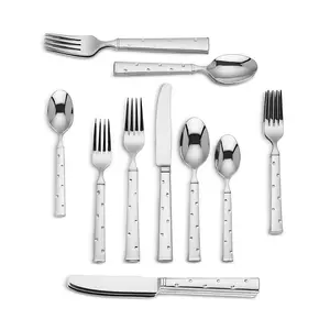 Kate Spade New York Larabee Dot 20-piece Flatware Set - Stainless