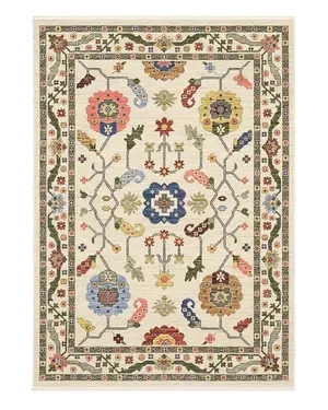 ORIENTAL WEAVERS Lucca 5506w Area Rug, 2' X 3 - Ivory