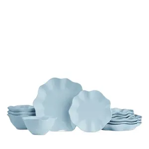 PORTMEIRION Sophie Conran Floret 12 Piece Set, Service For 4 - Blue