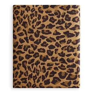 HOME TREASURES Kenya Flat Sheet, King - Leopard