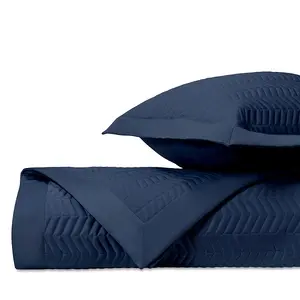 HOME TREASURES Chester King Quilted Sham, Pair - Navy