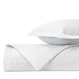 HOME TREASURES Chester King Quilted Sham, Pair - White