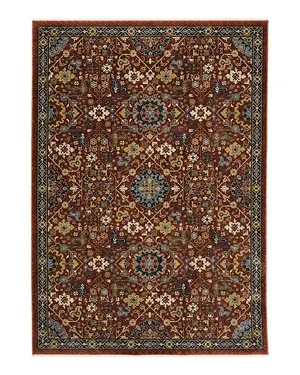 ORIENTAL WEAVERS Aberdeen 006r1 Area Rug, 7'10 X 10'10 Red