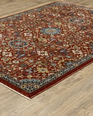ORIENTAL WEAVERS Aberdeen 006r1 Area Rug, 7'10 X 10'10 - Red