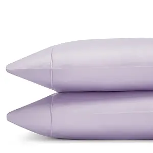 HUDSON PARK COLLECTION 500tc Sateen Wrinkle-resistant Standard Pillowcase, Pair - Exclusive Lavender