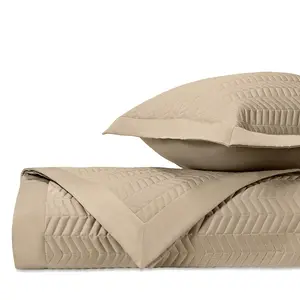 HOME TREASURES Chester Euro Quilted Sham Set Candlelight