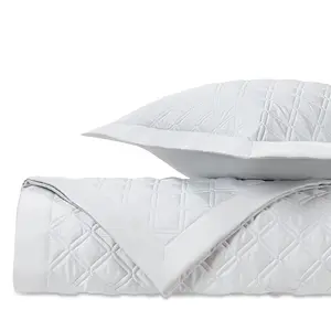 HOME TREASURES Renaissance King Quilted Sham, Pair - White