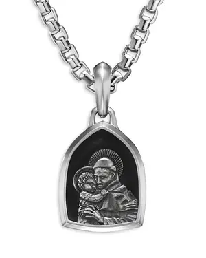 David Yurman Sterling Silver Amulets St. Anthony Pendant