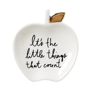 Kate Spade New York A Charmed Life Apple Ring Dish - White
