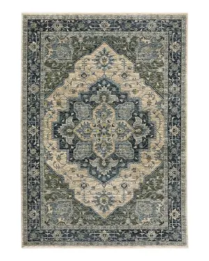 ORIENTAL WEAVERS Aberdeen 051g1 Area Rug, 2' X 3 - Blue